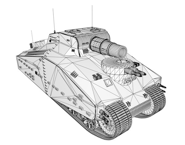 Uber tank 3D model - TurboSquid 1538226