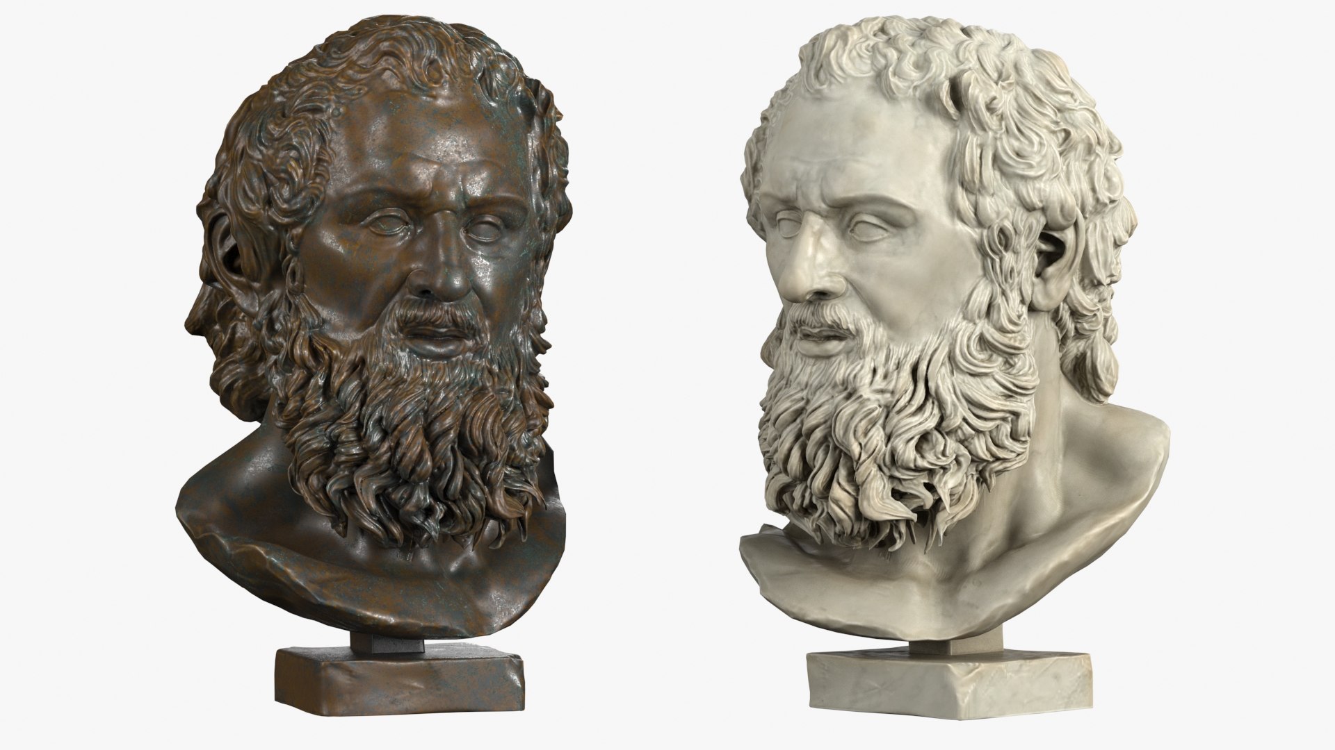 Atlas Kopf Skulptur 3D-Modell - TurboSquid 851581