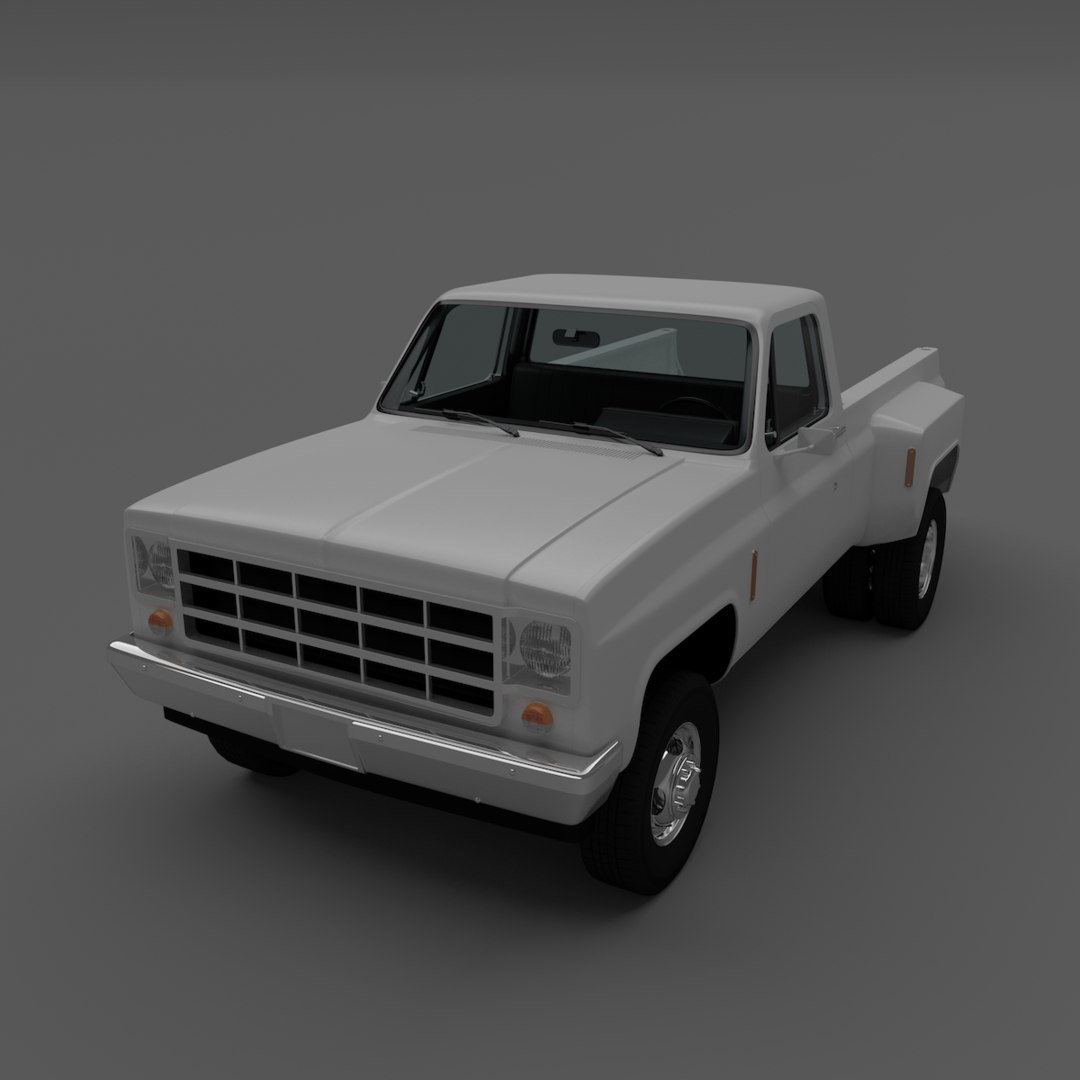 3D pick-up 4 model - TurboSquid 1538414