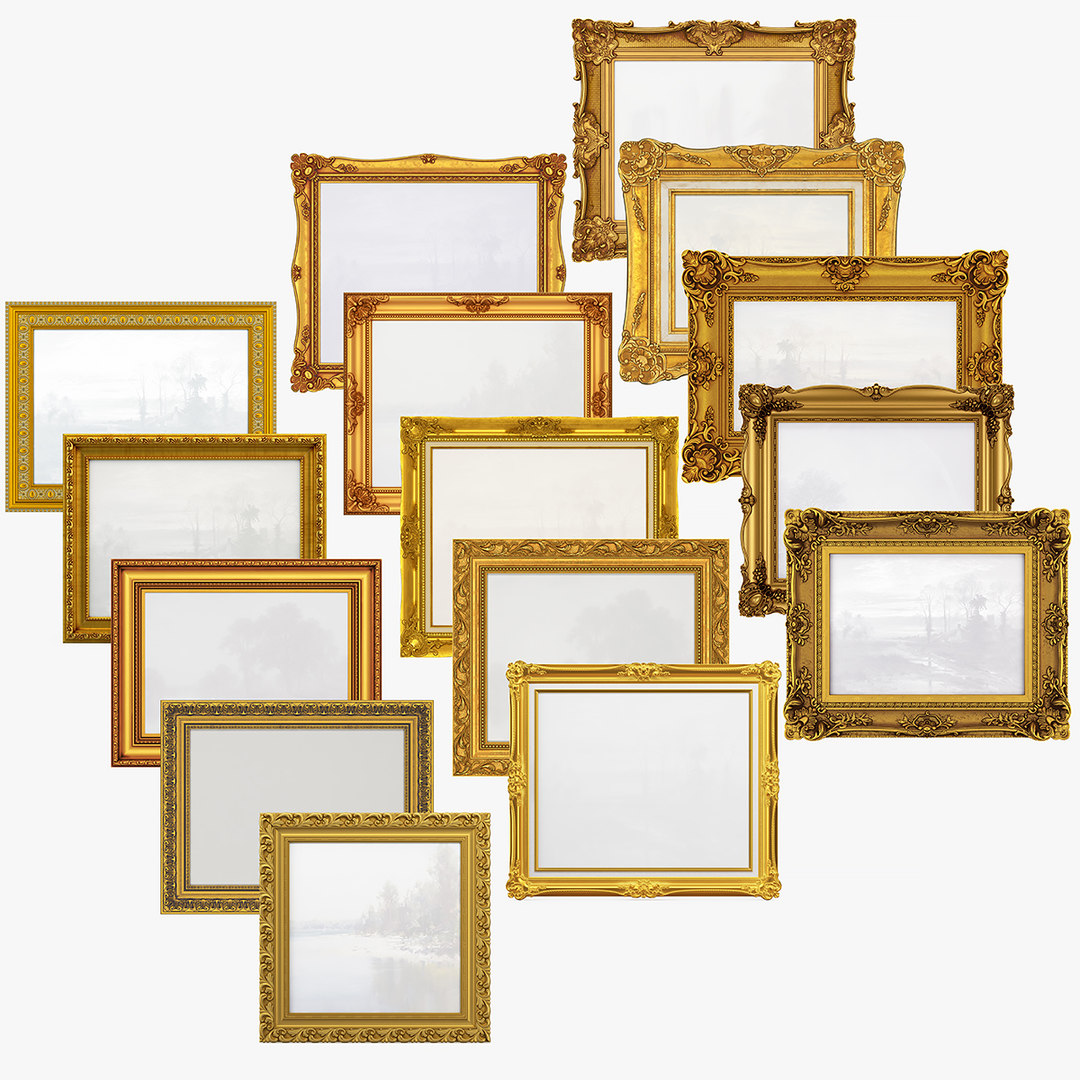 3D model picture frames - TurboSquid 1633307