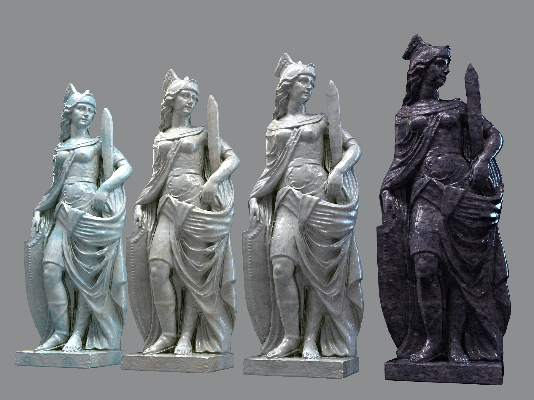 3D classic marble sculpture mega - TurboSquid 1538614