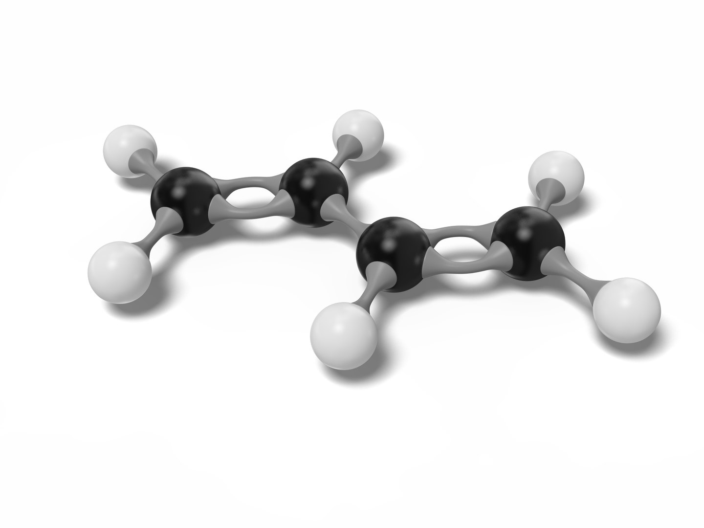 Butadiene c4h6 modeled model - TurboSquid 1538643