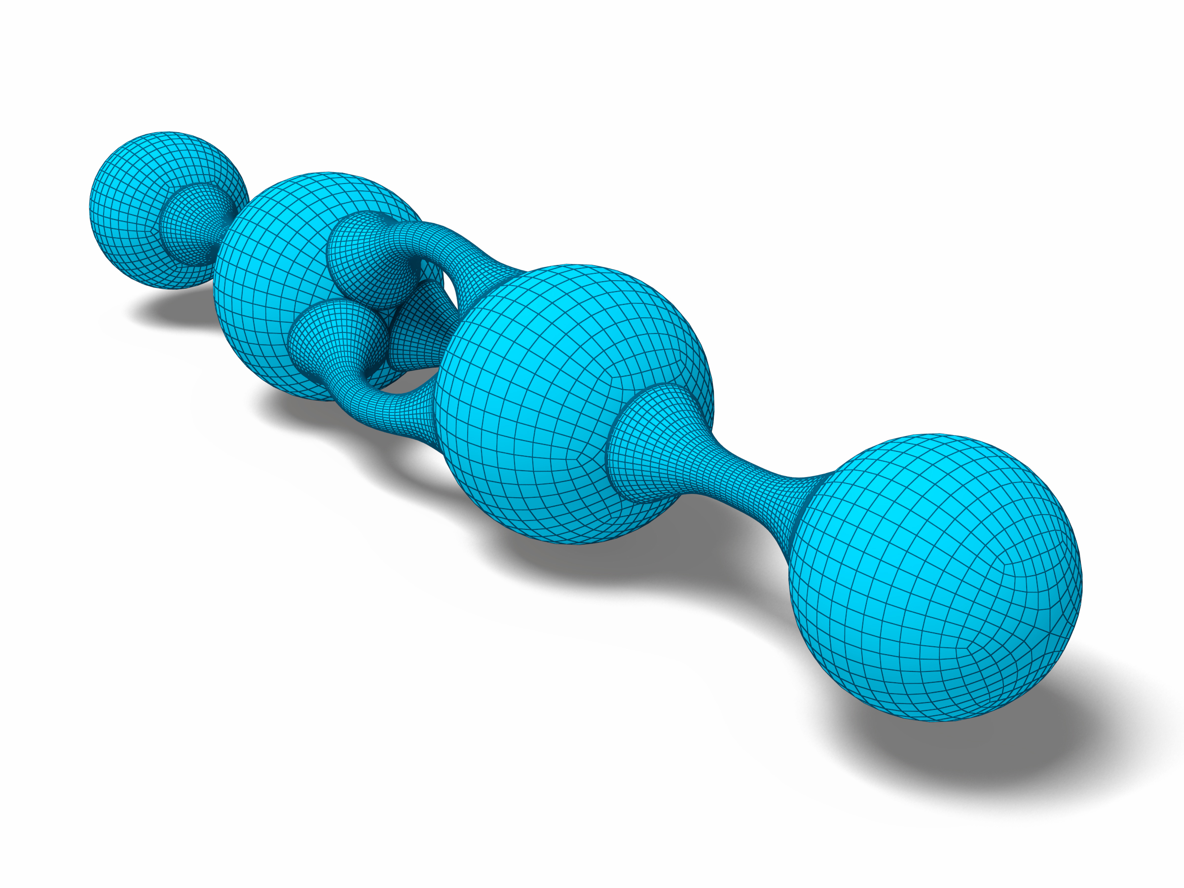 Acetylene molecule c2h2 modeled 3D - TurboSquid 1538066