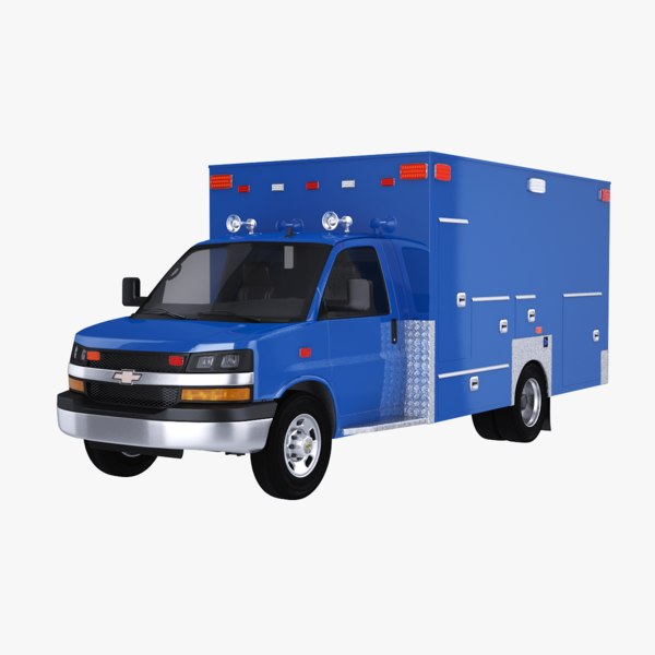 2020 chevrolet express ems ambulance 3D - TurboSquid 1538735