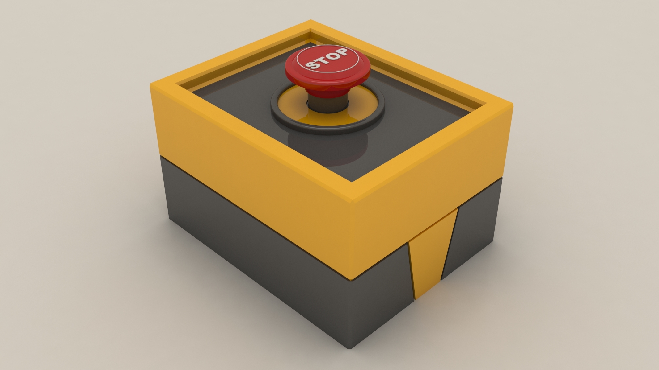3D emergency panic button model - TurboSquid 1538748