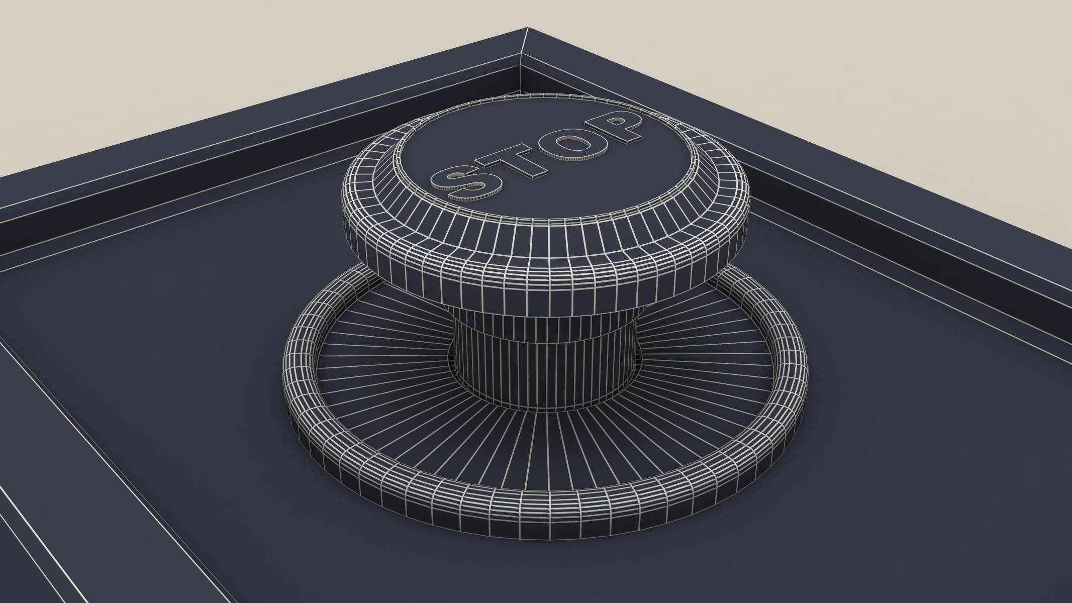 3D emergency panic button model - TurboSquid 1538748
