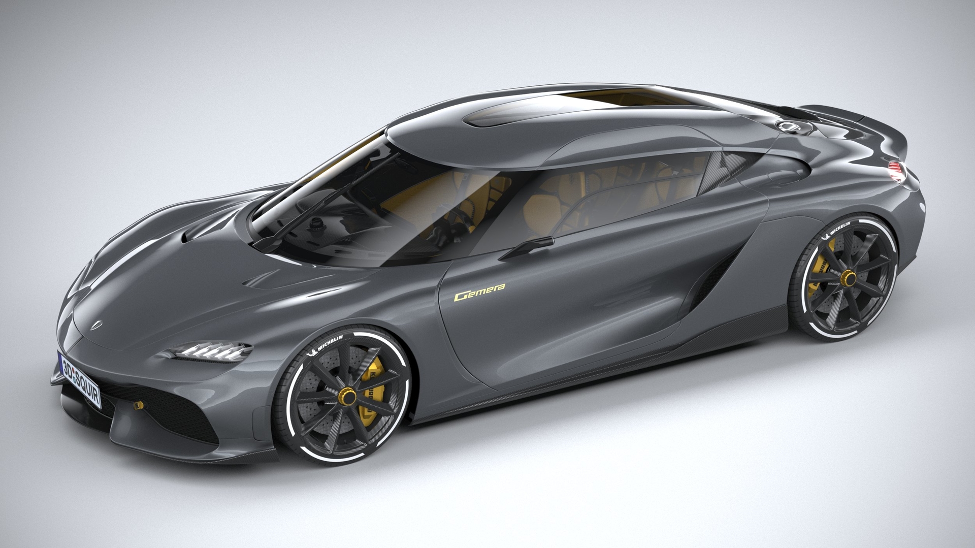 Koenigsegg gemera 2021 3D model - TurboSquid 1538776