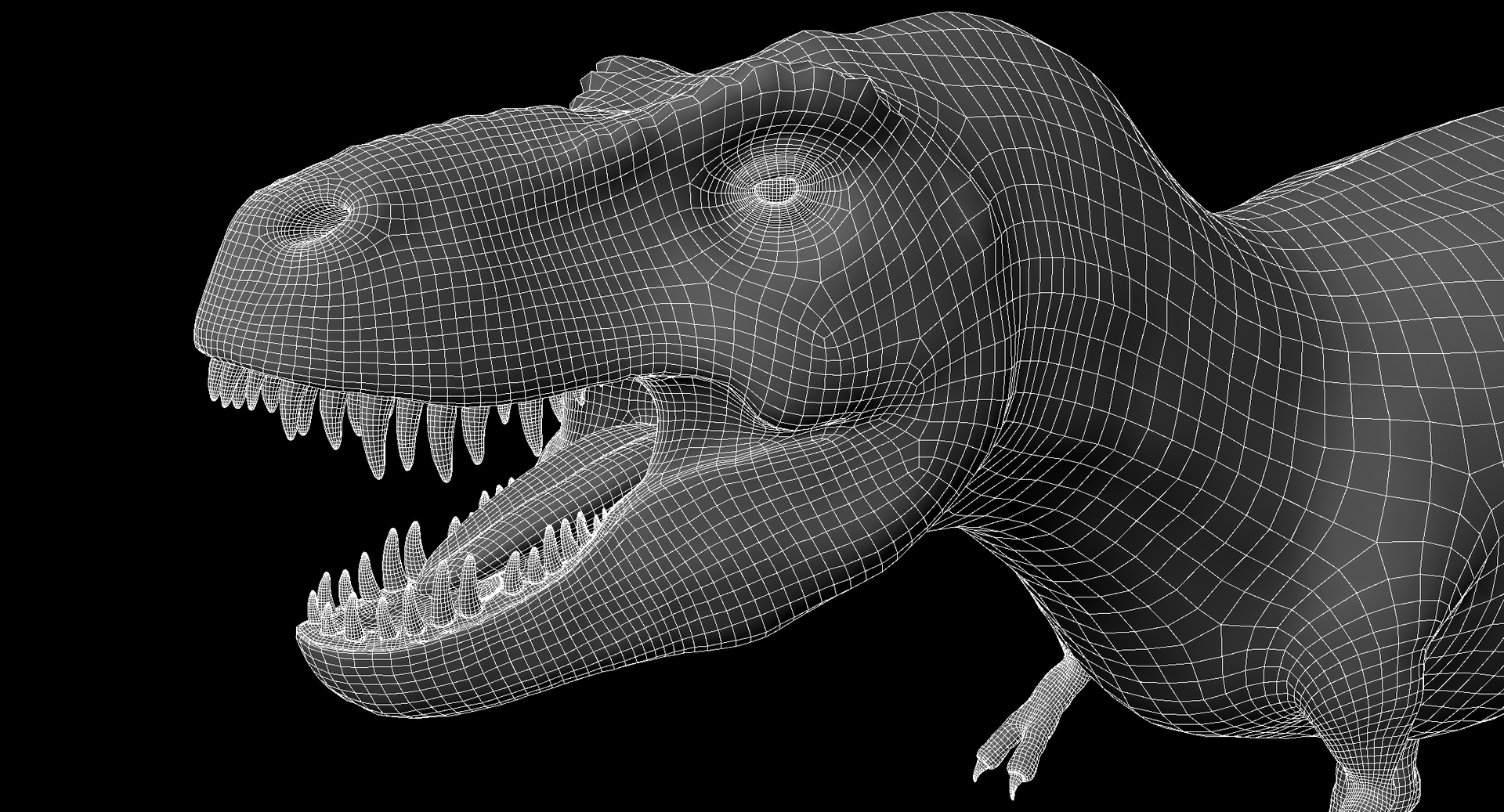 3D tyrannosaurus rex t-rex animation - TurboSquid 1538947