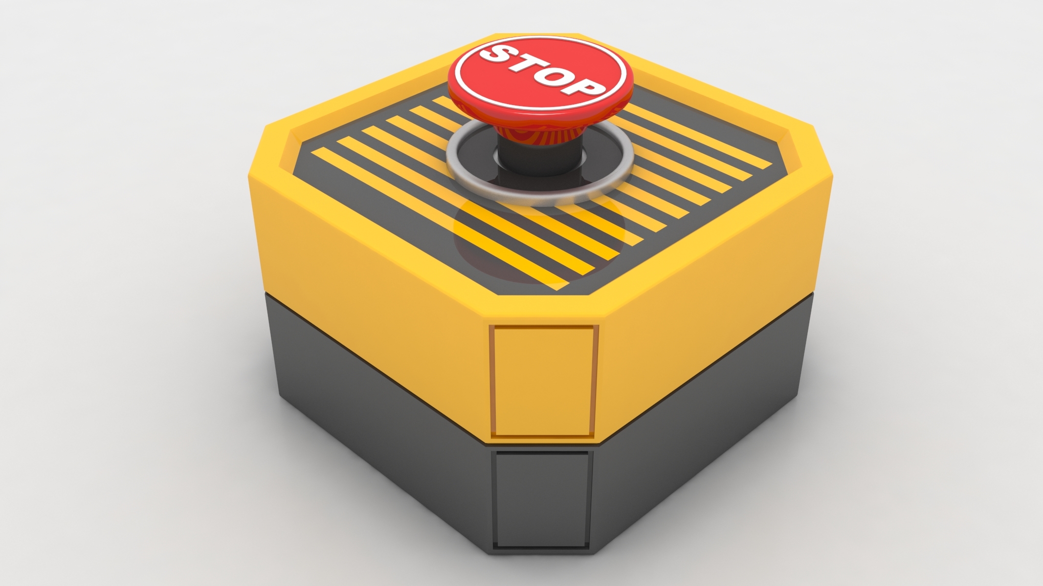 3D emergency panic button - TurboSquid 1539004