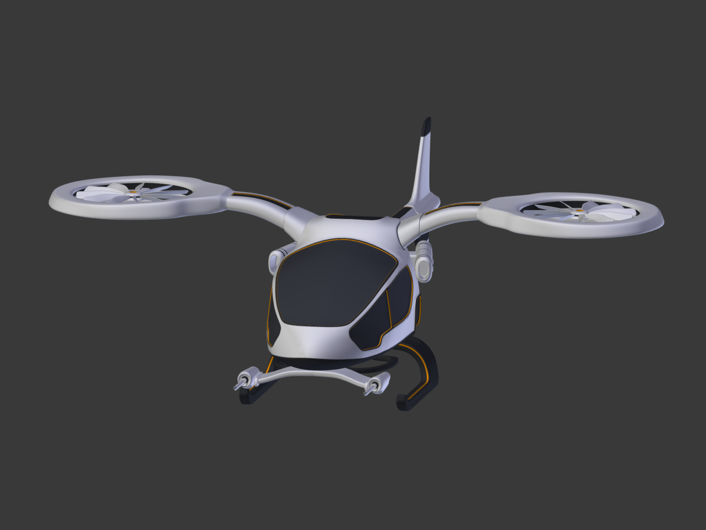 3D military flying car - TurboSquid 1539060