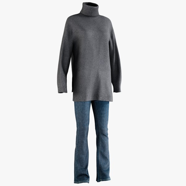 3D realistic women s sweater - TurboSquid 1539147
