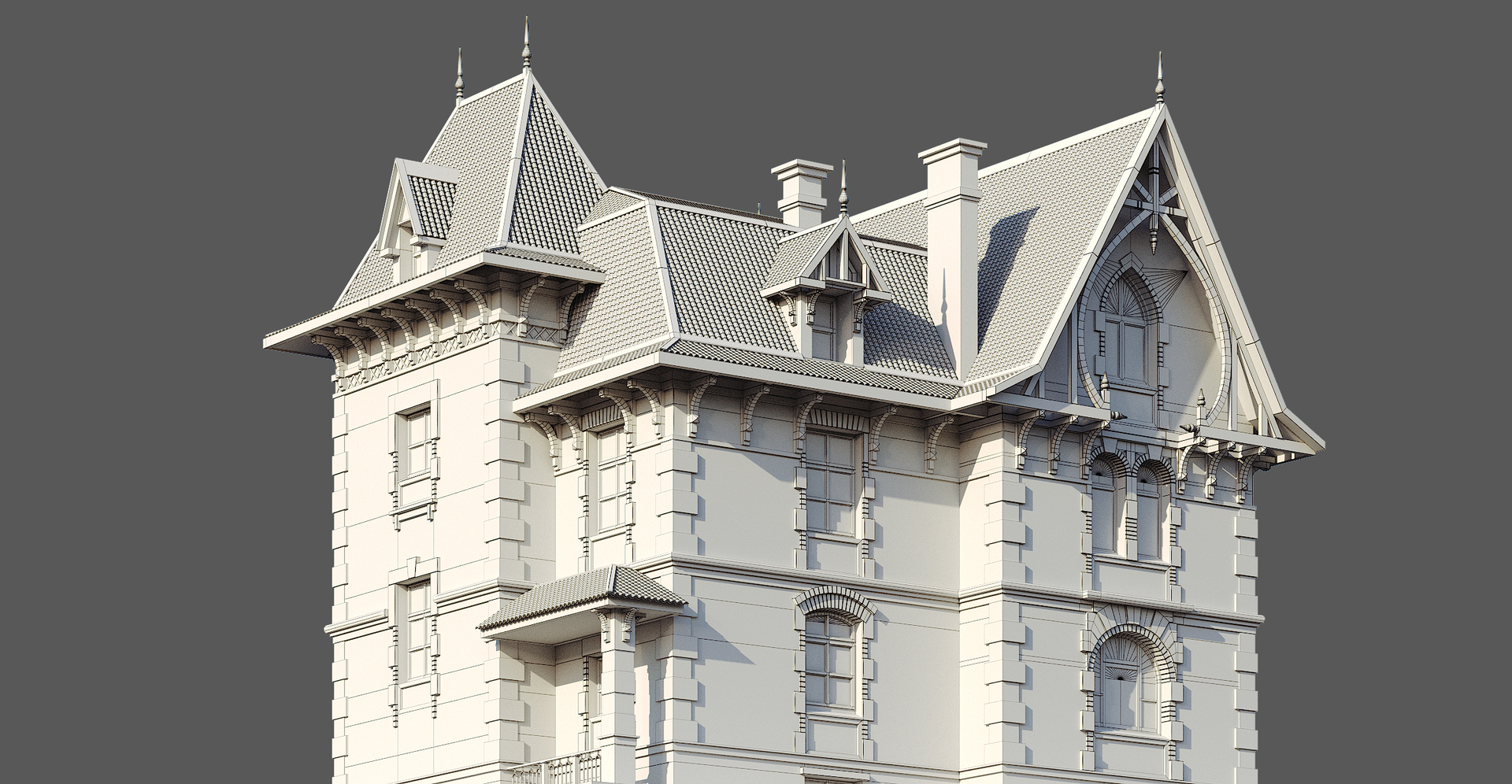 3D victorian house - TurboSquid 1539179