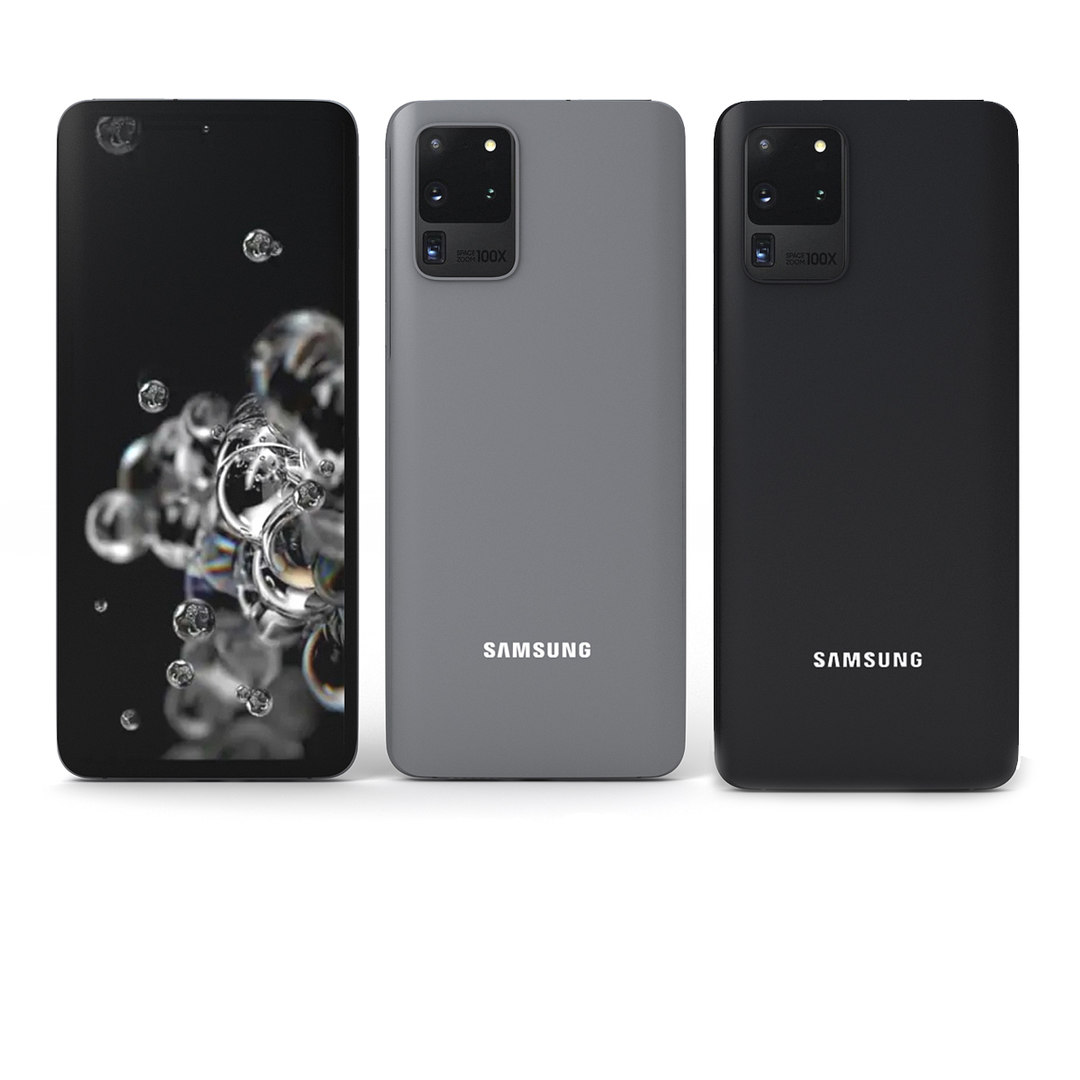 Samsung s20 ultra colours 3D model - TurboSquid 1526058