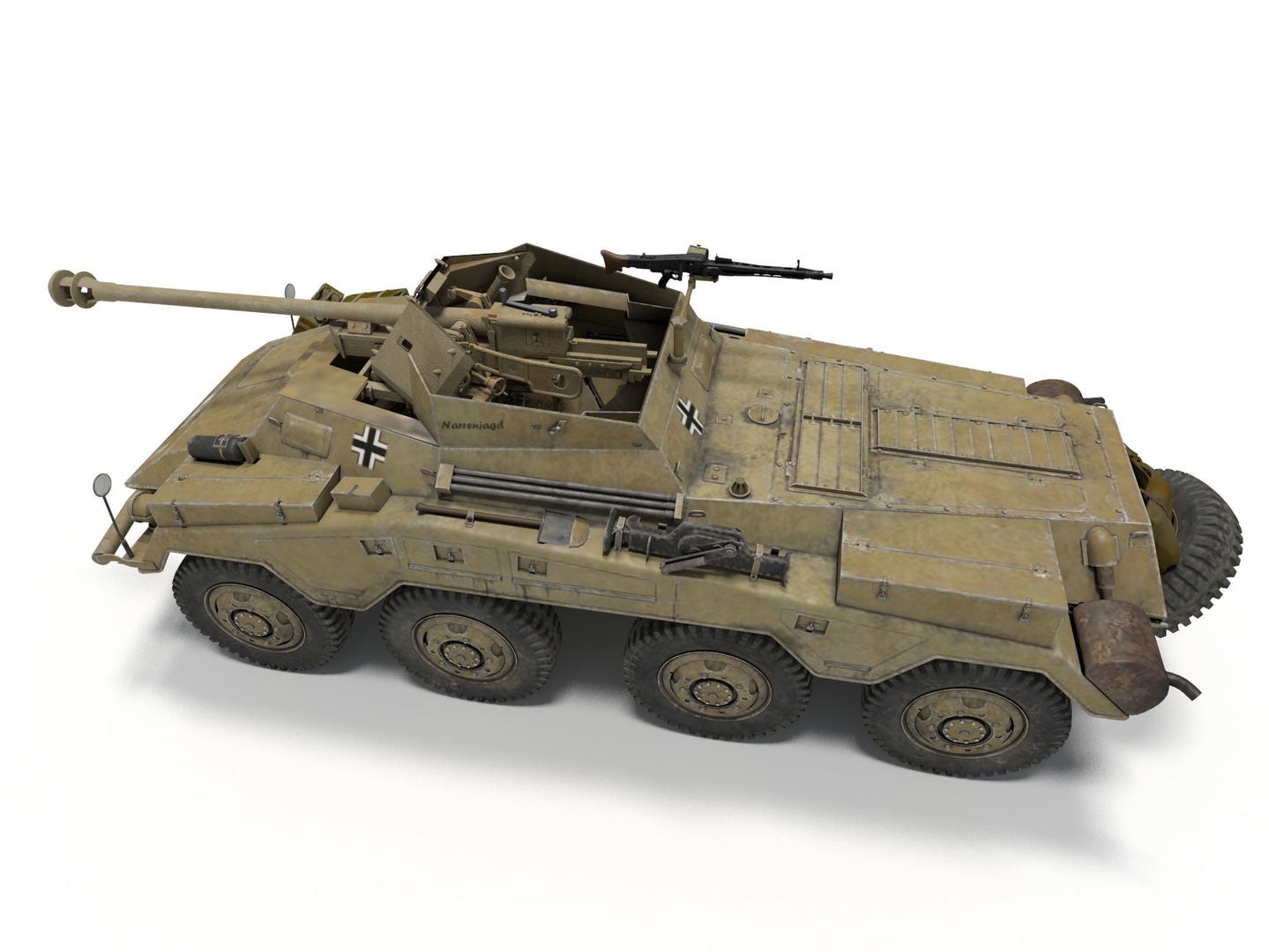 Sonderkraftfahrzeug 234, 专用车辆 2343D模型 - TurboSquid 1539182