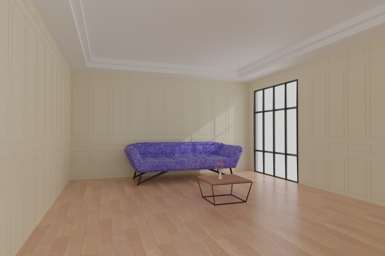 wohnzimmer design leerer raum design interieur 3D-Modell - TurboSquid ...