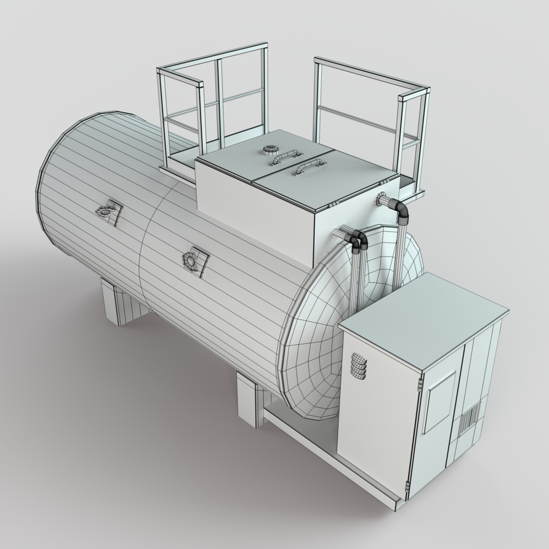 Storage tank 3D model - TurboSquid 1528546