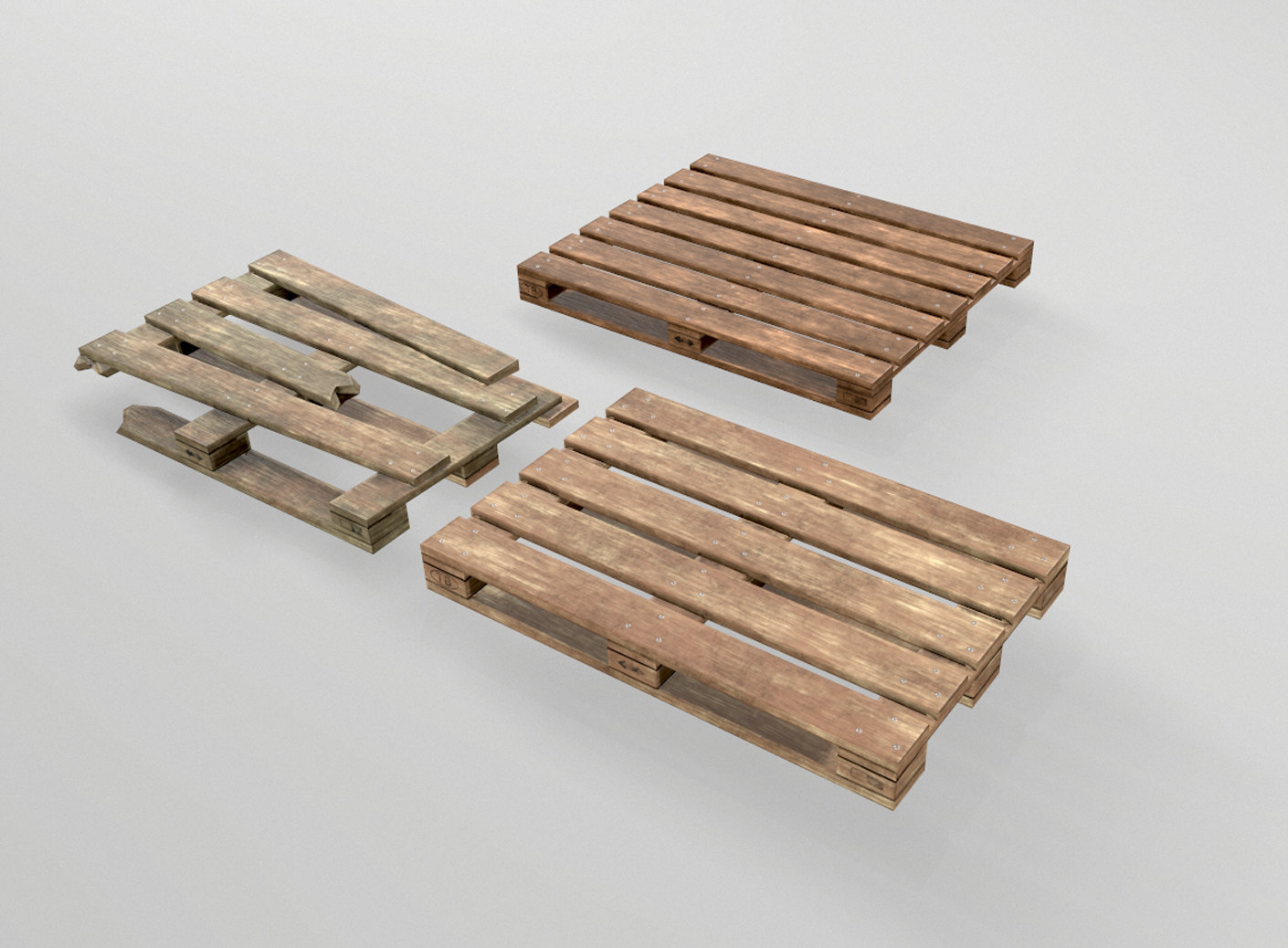 3D pallets industrial - TurboSquid 1539384