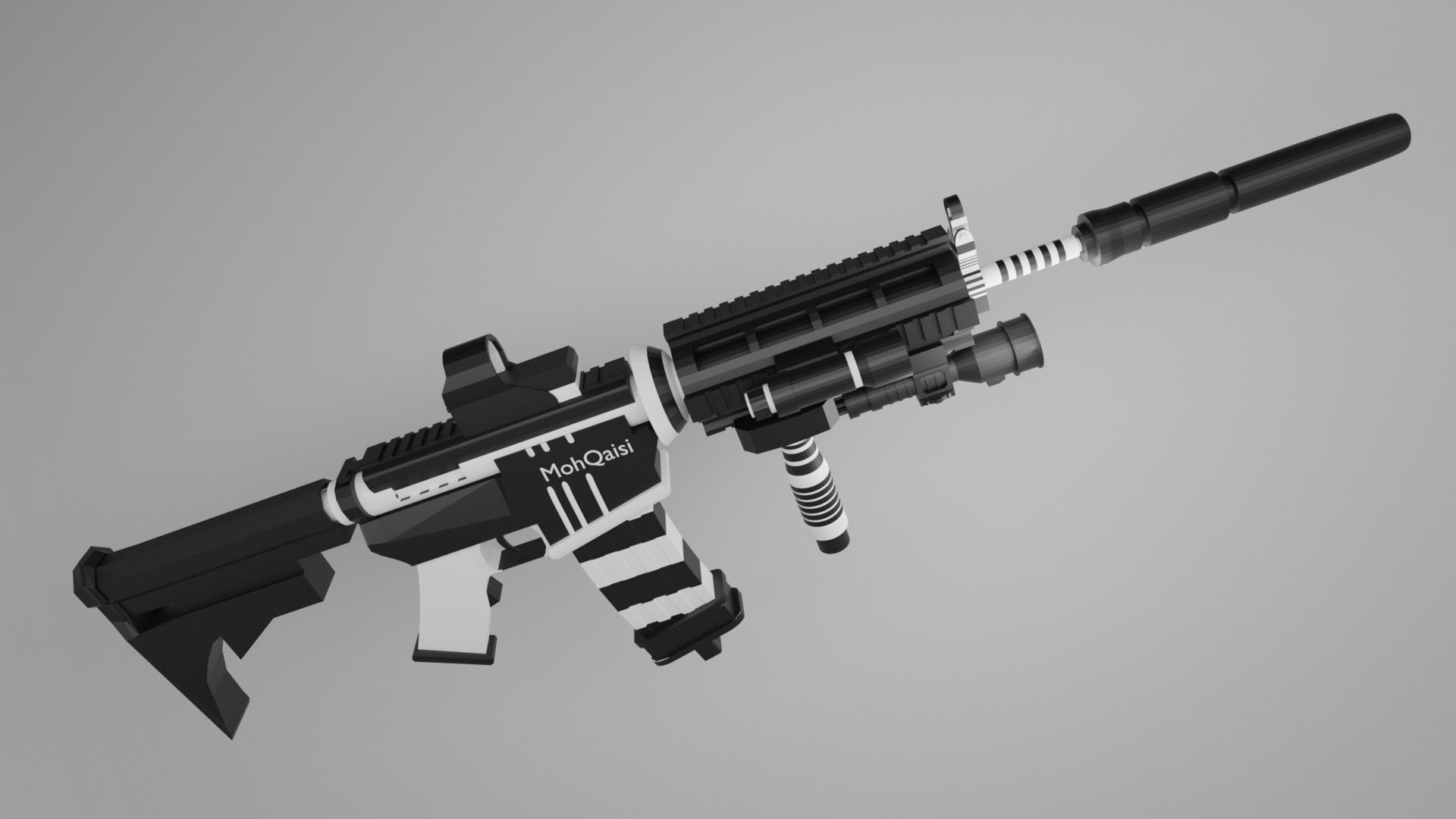 M4a1 rifle 3D model - TurboSquid 1539383