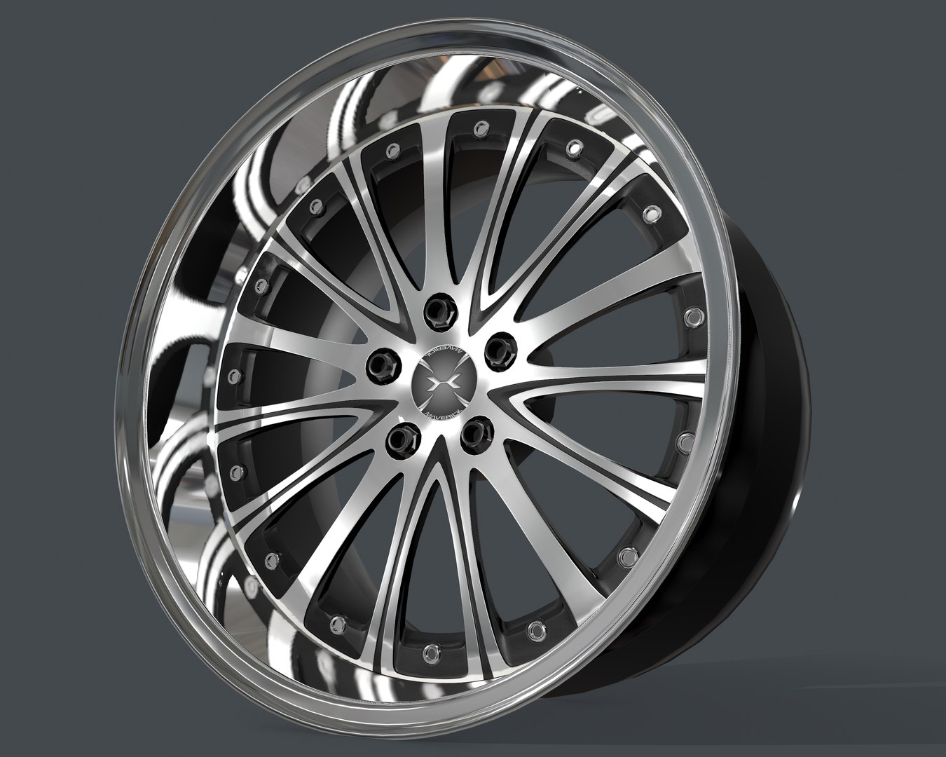 3D rim maverick weds wheels - TurboSquid 1539380
