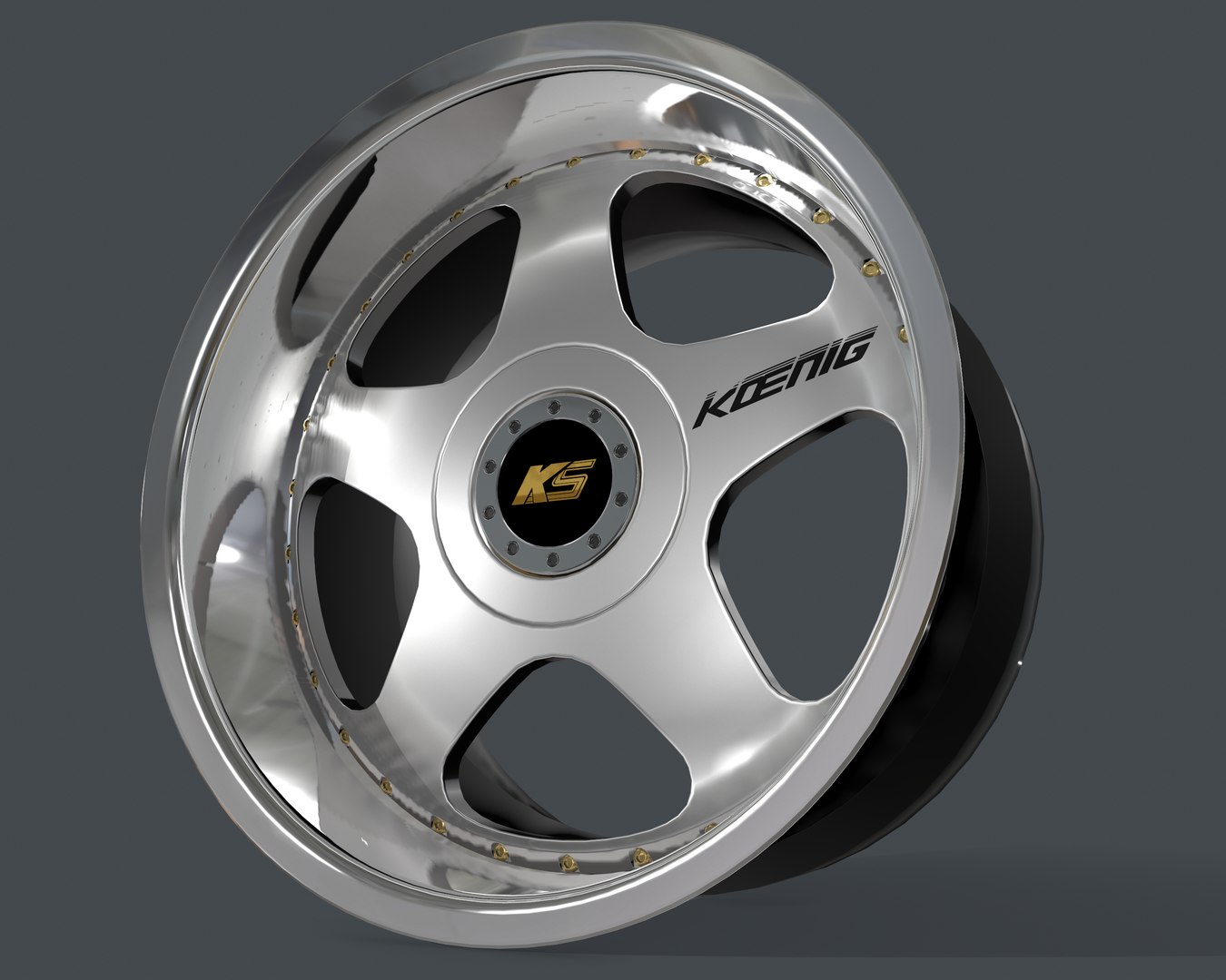 Koenig rim 3D model - TurboSquid 1539373