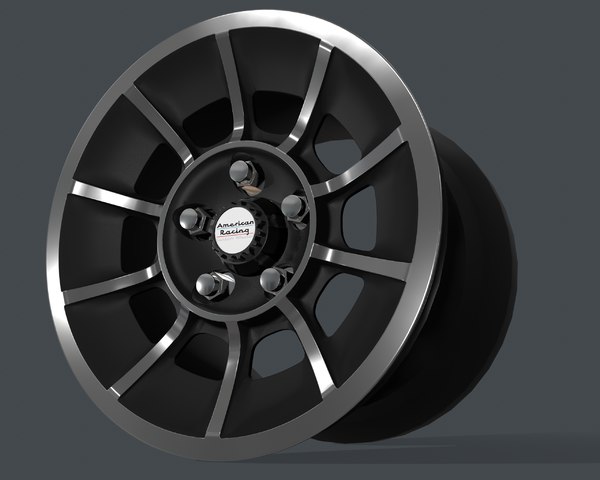Vector rim american racing model - TurboSquid 1539429