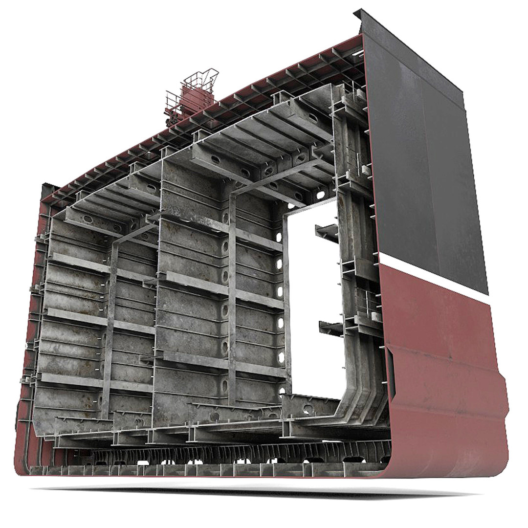 Section tanker ship 3D model - TurboSquid 1539463