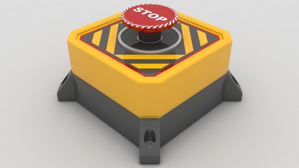 Emergency panic button 3D model - TurboSquid 1539456