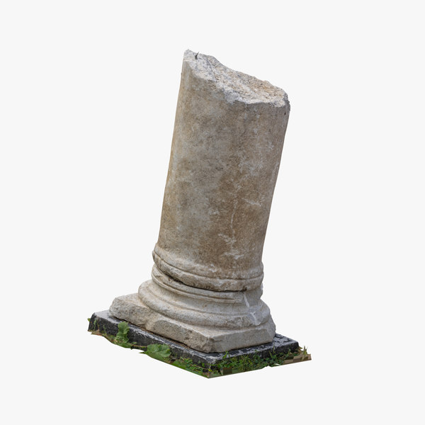 3D model medieval stone column piece - TurboSquid 1539498