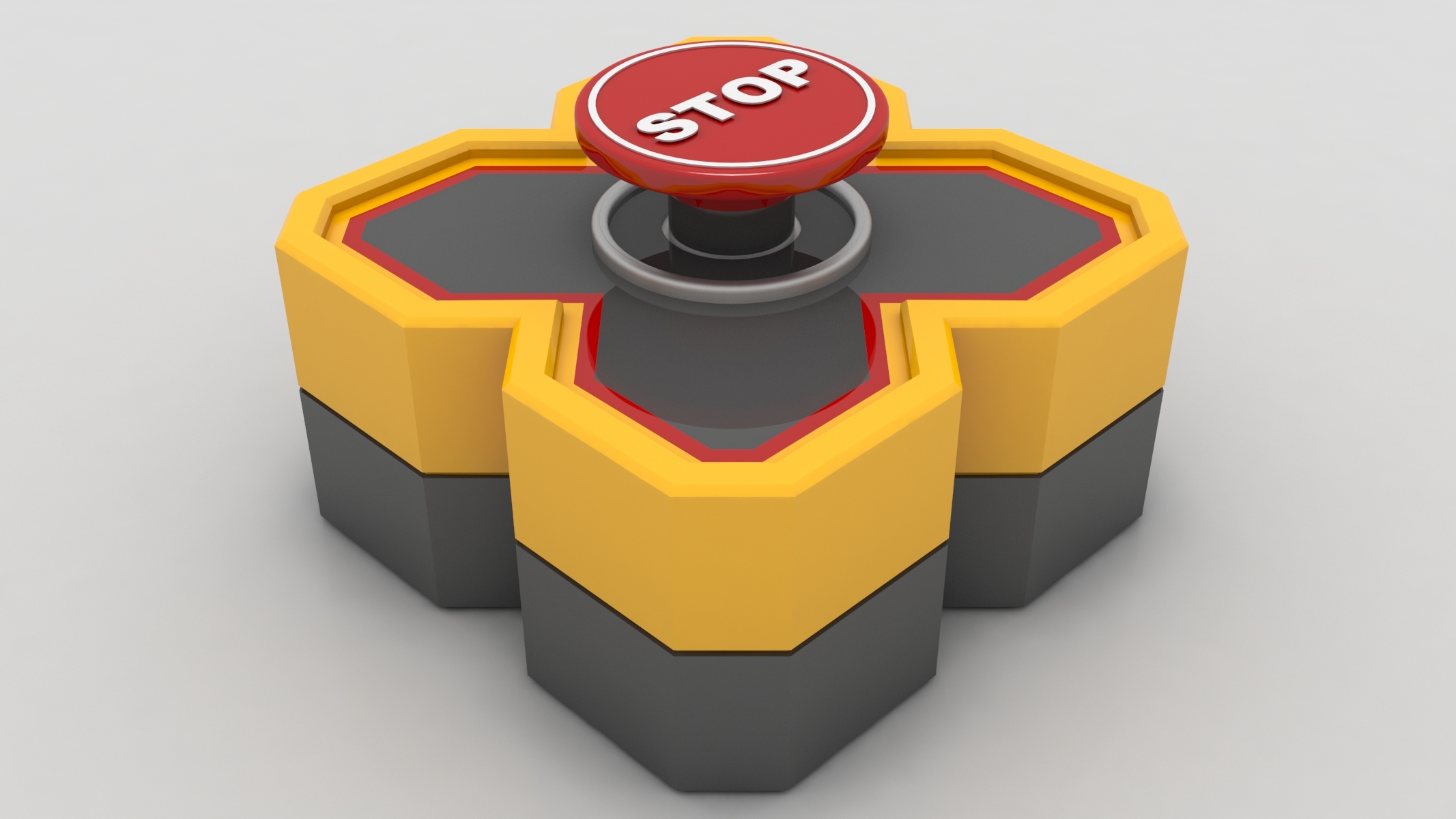 Emergency panic button 3D model - TurboSquid 1539481