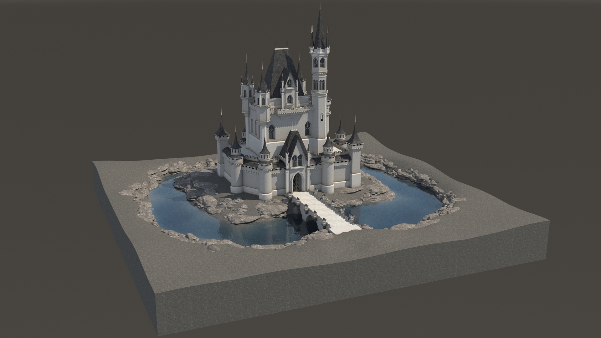Castelo medieval Modelo 3D - TurboSquid 1539586