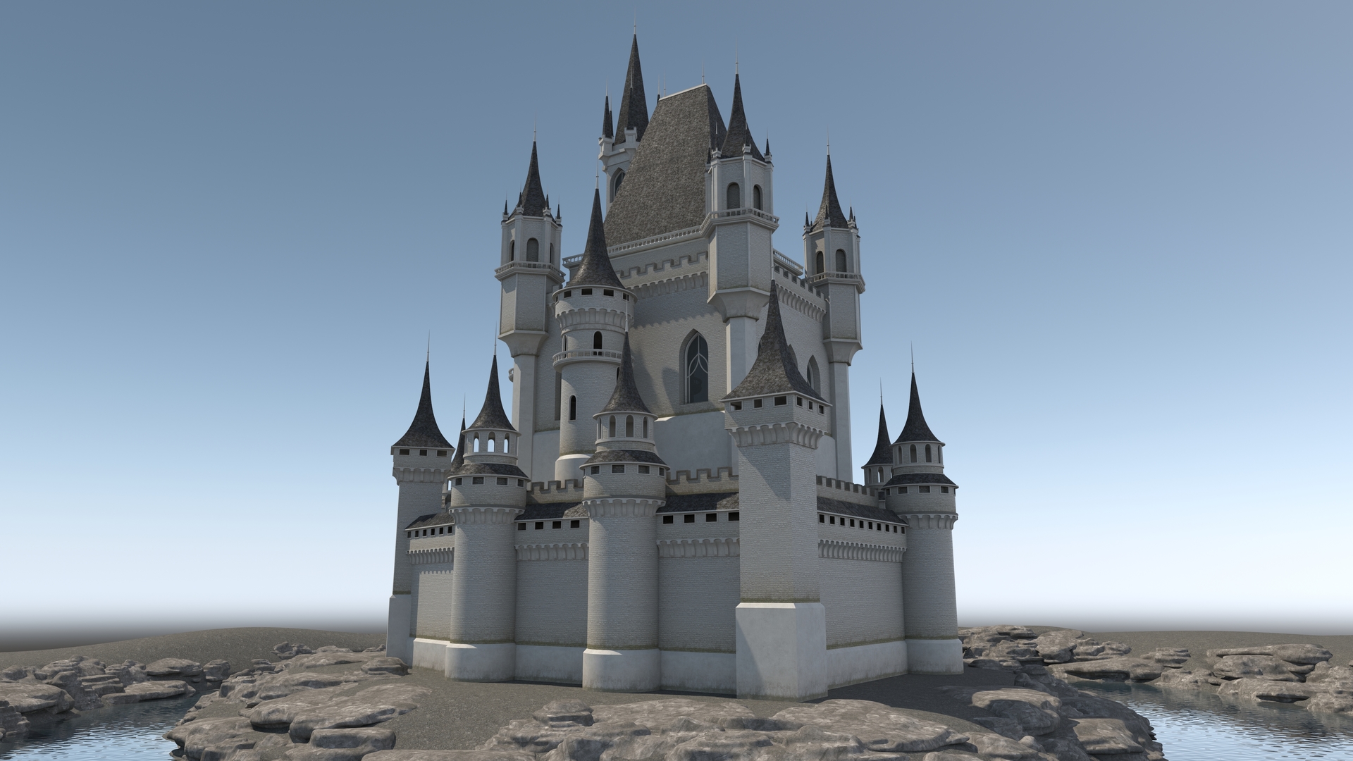 Castelo medieval Modelo 3D - TurboSquid 1539586