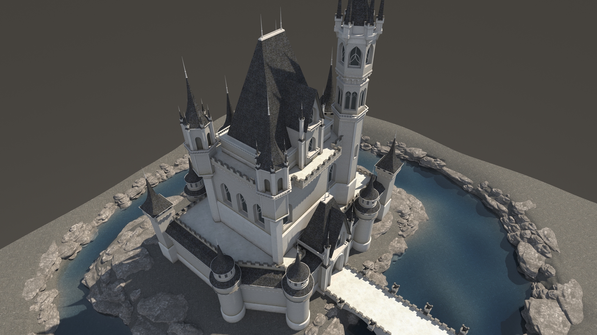 Castelo medieval Modelo 3D - TurboSquid 1539586