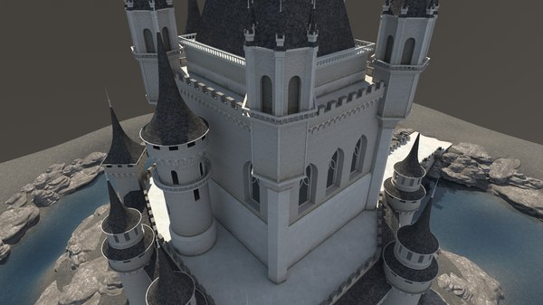 Castelo medieval Modelo 3D - TurboSquid 1539586