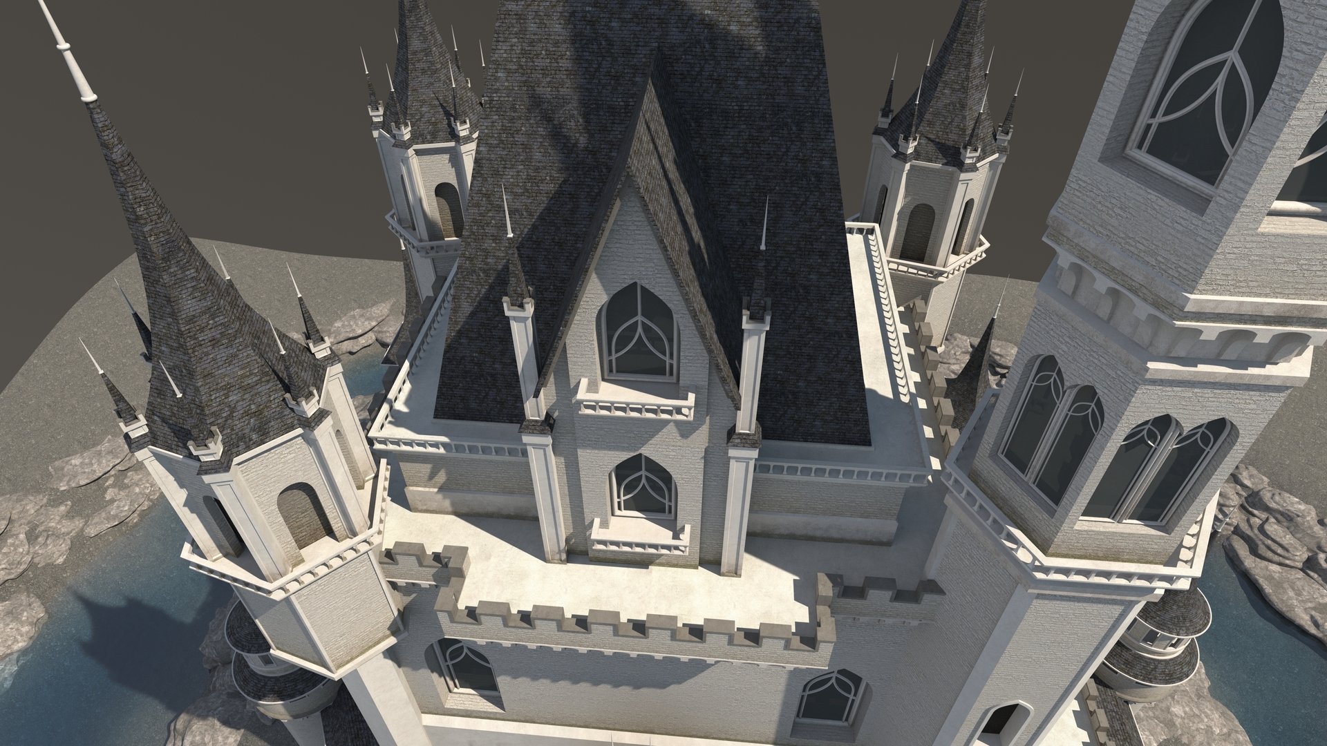 Castelo medieval Modelo 3D - TurboSquid 1539586