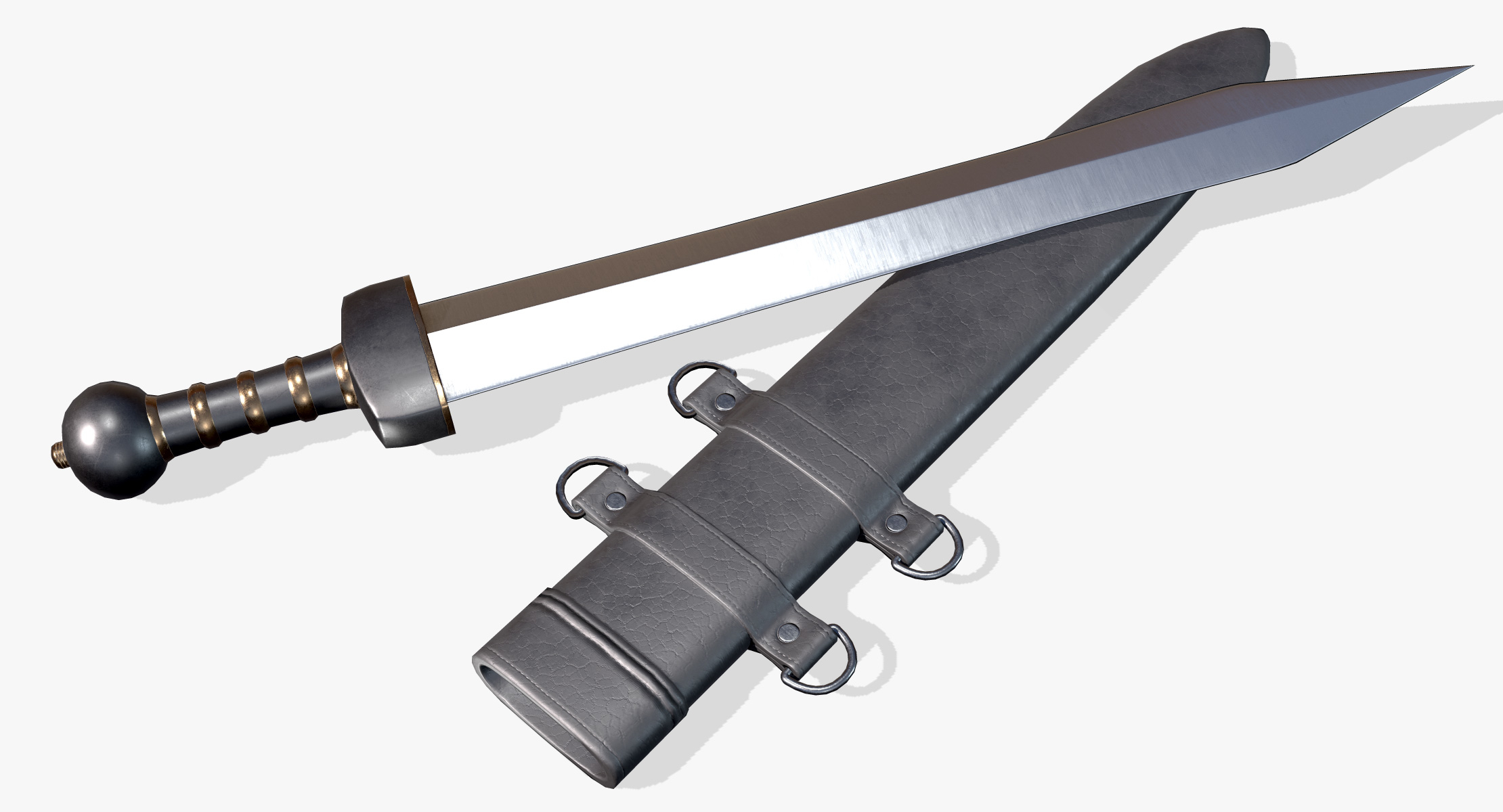 Roman legion weapon rack 3D - TurboSquid 1539665