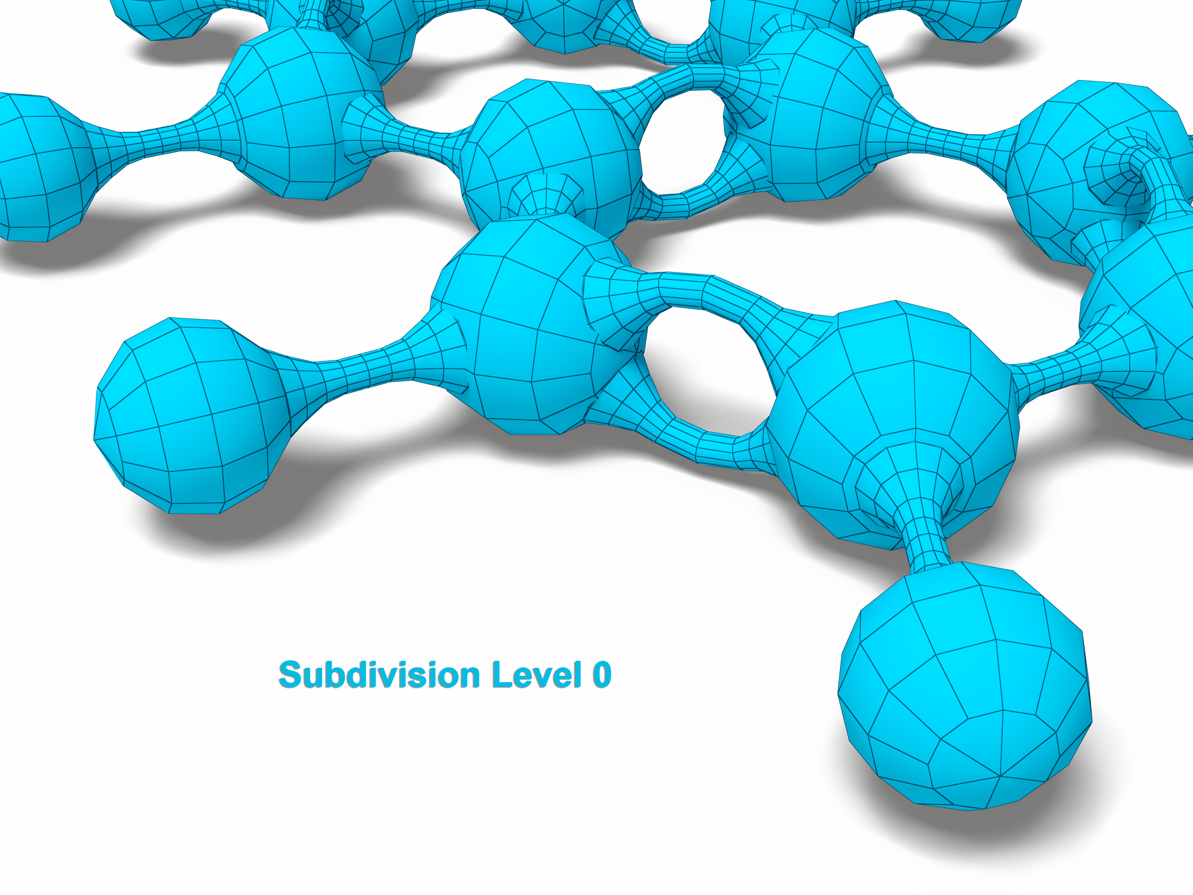 Naphthalene molecule c10h8 modeled 3D - TurboSquid 1539683