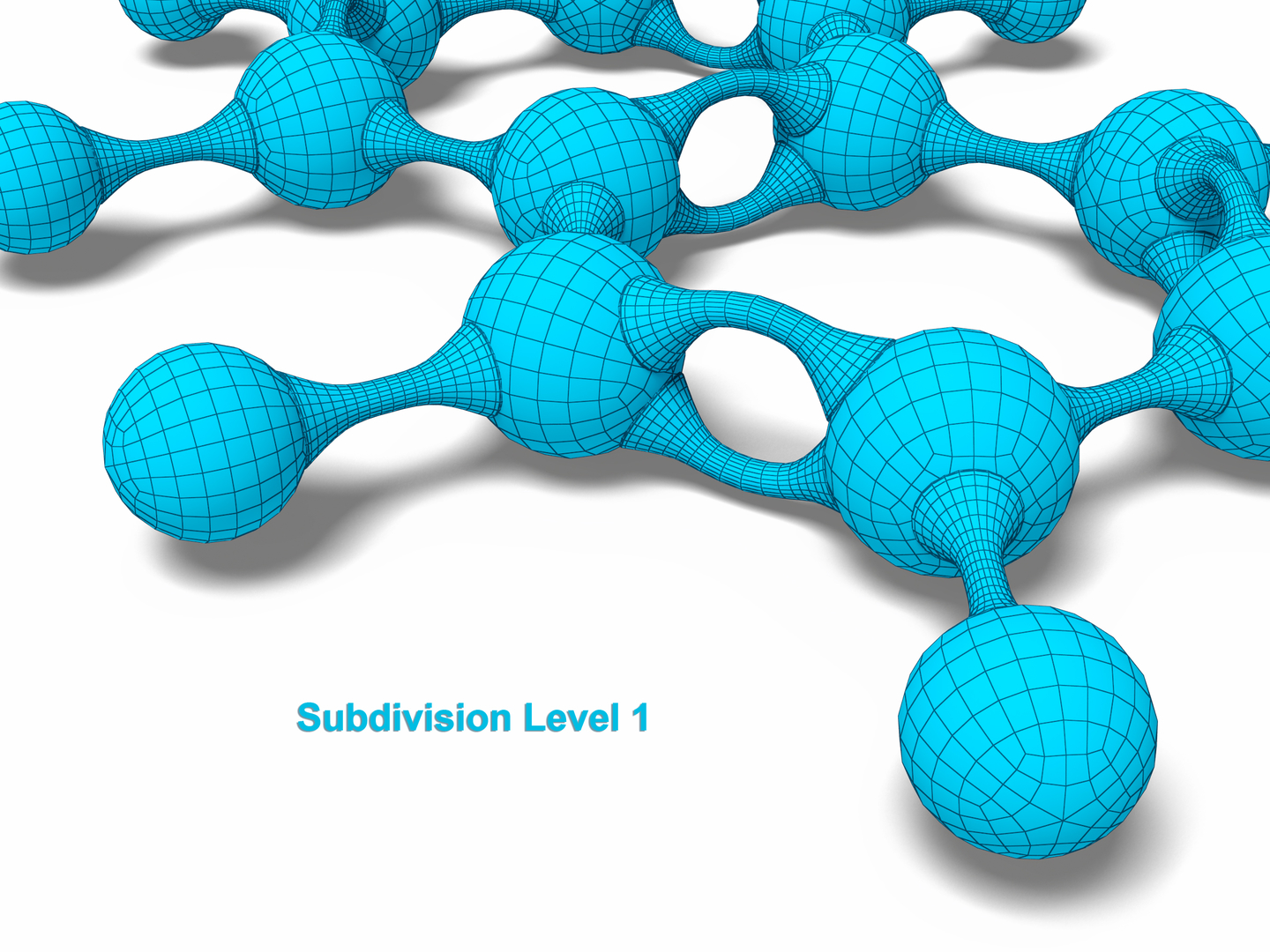 Naphthalene molecule c10h8 modeled 3D - TurboSquid 1539683