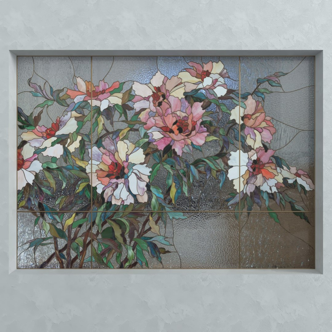 Stained glass 3D model - TurboSquid 1539729