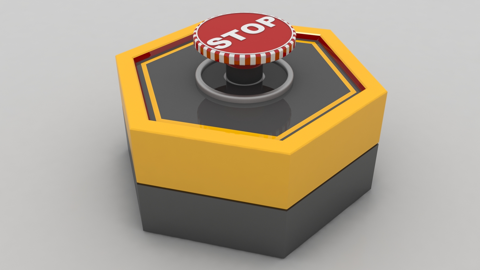 Emergency panic button 3D model - TurboSquid 1539719