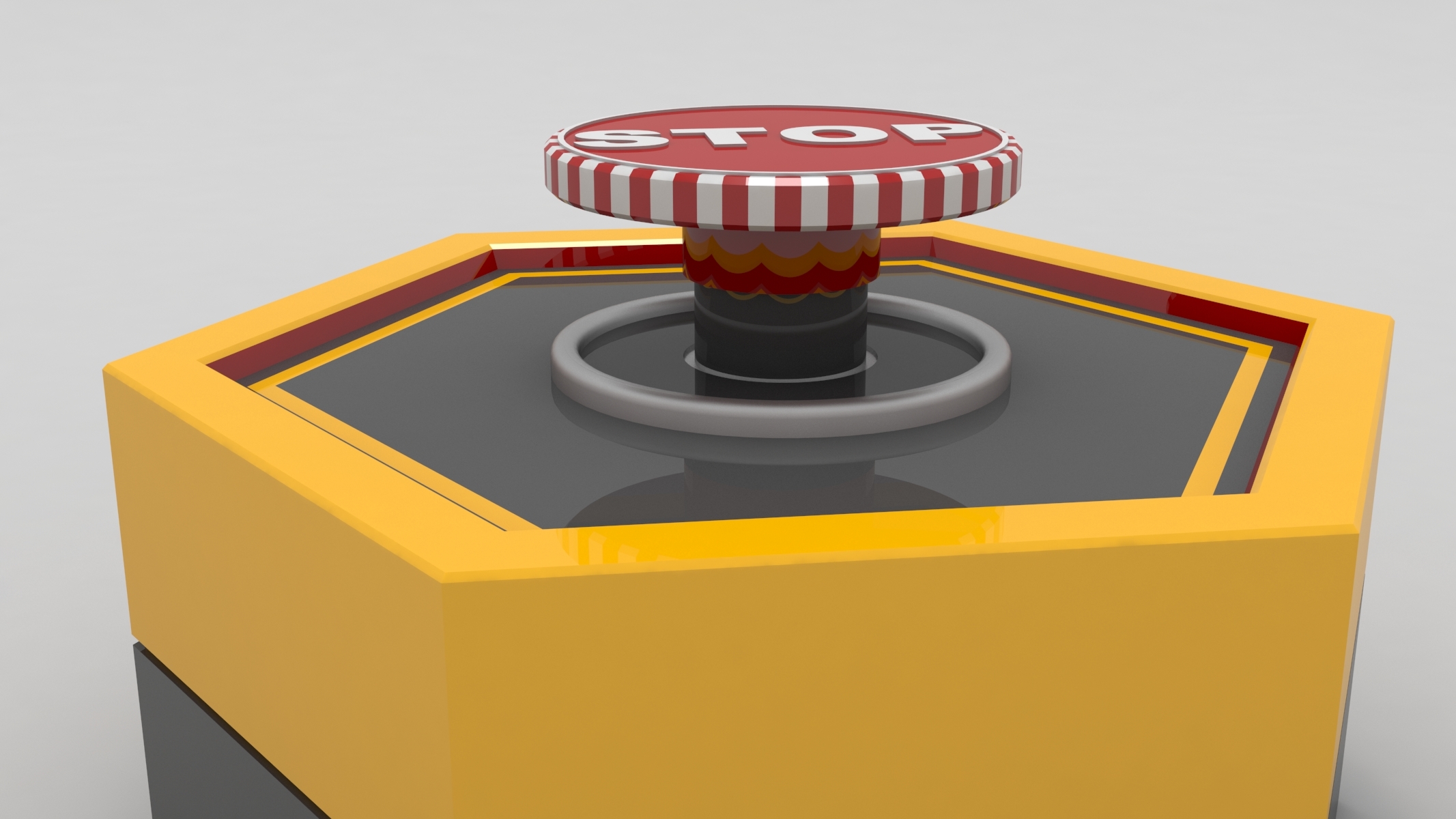 Emergency panic button 3D model - TurboSquid 1539719