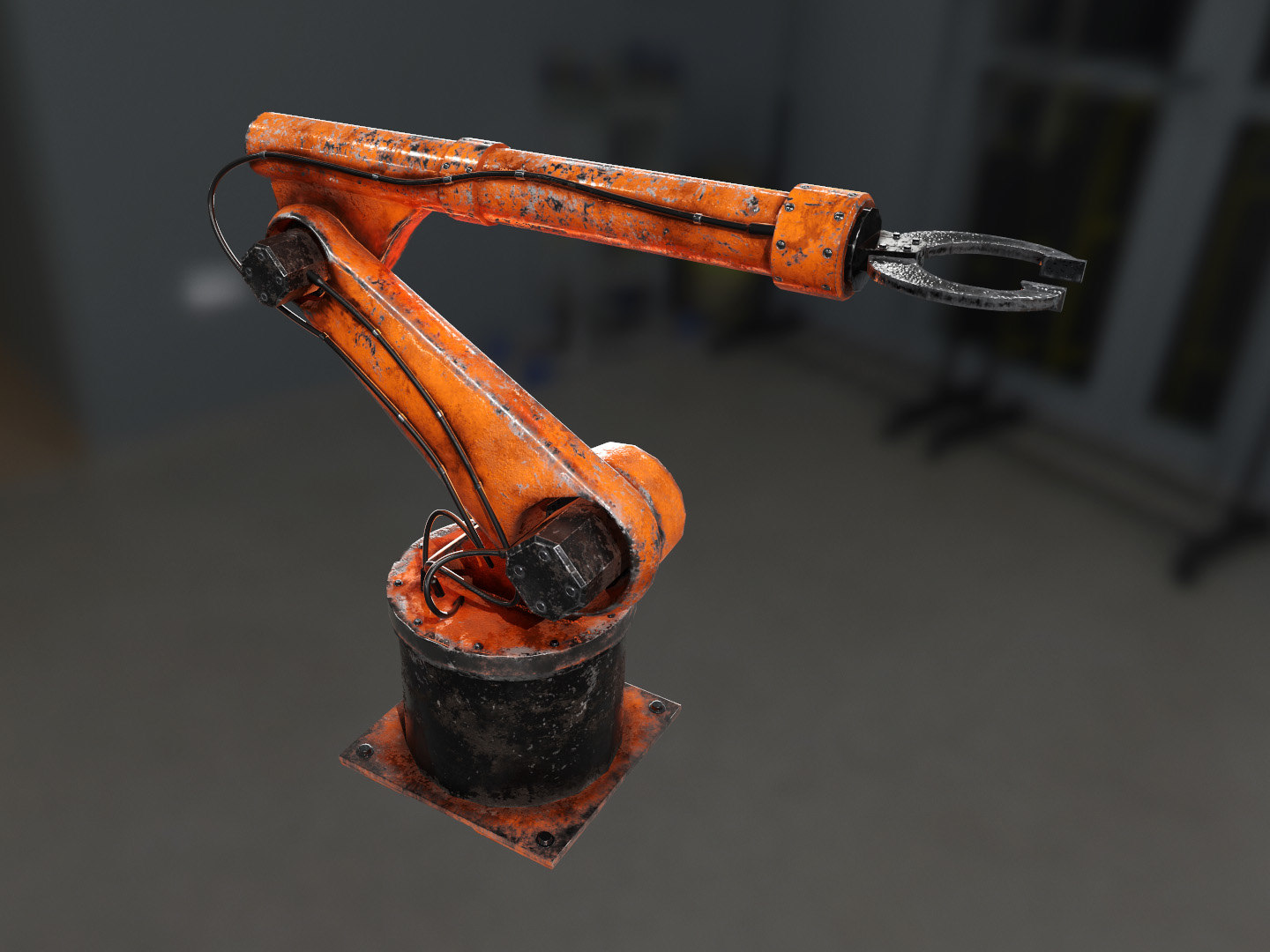 Old kuka robot arm 3D model - TurboSquid 1539759