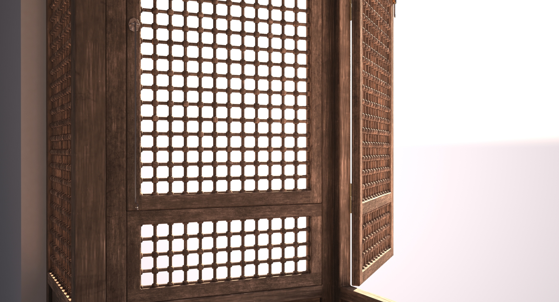 Arabian window mashrabia 3D model - TurboSquid 1539858