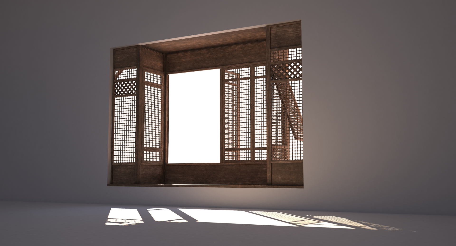 Arabian window mashrabia 3D model - TurboSquid 1539858