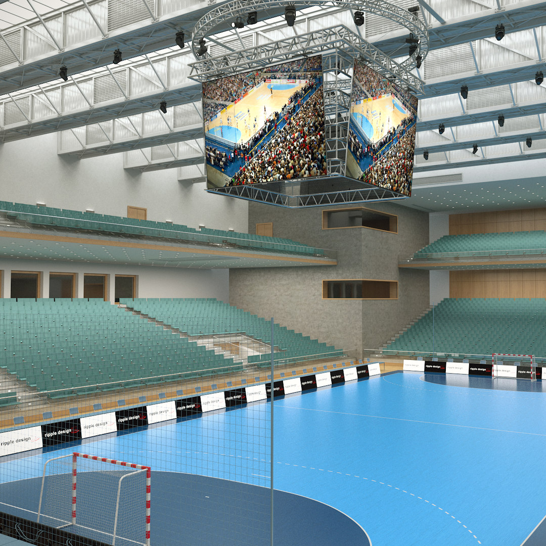 Handball arena model - TurboSquid 1539970