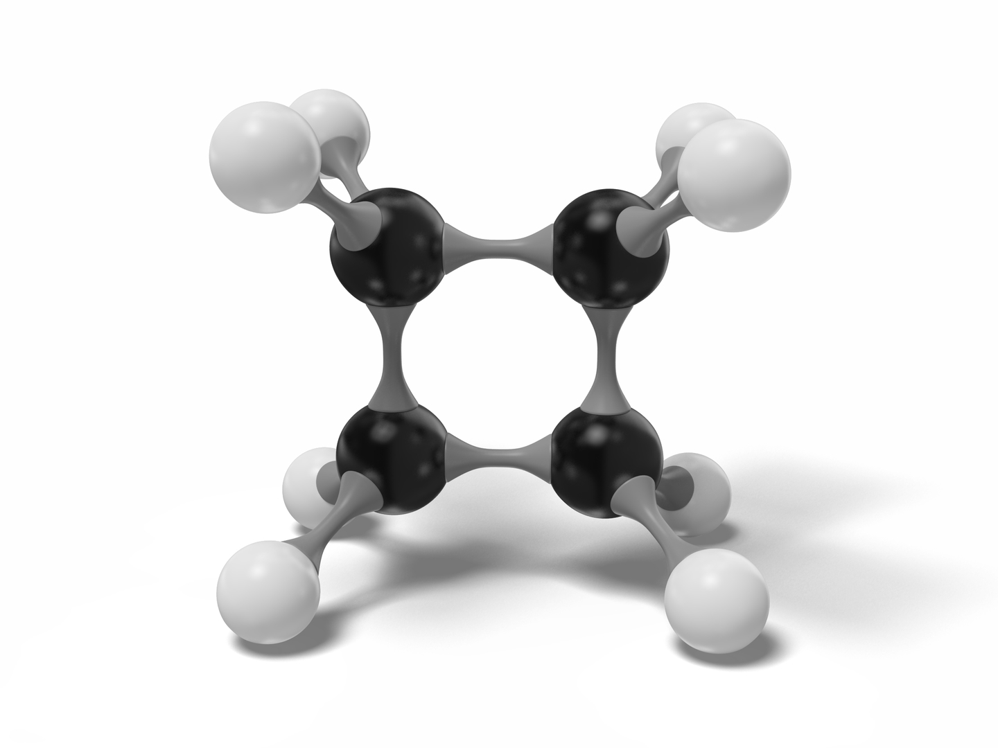 Modelo 3D Cyclobutane Molecular C4H8 Modelo 3D - TurboSquid 1540071