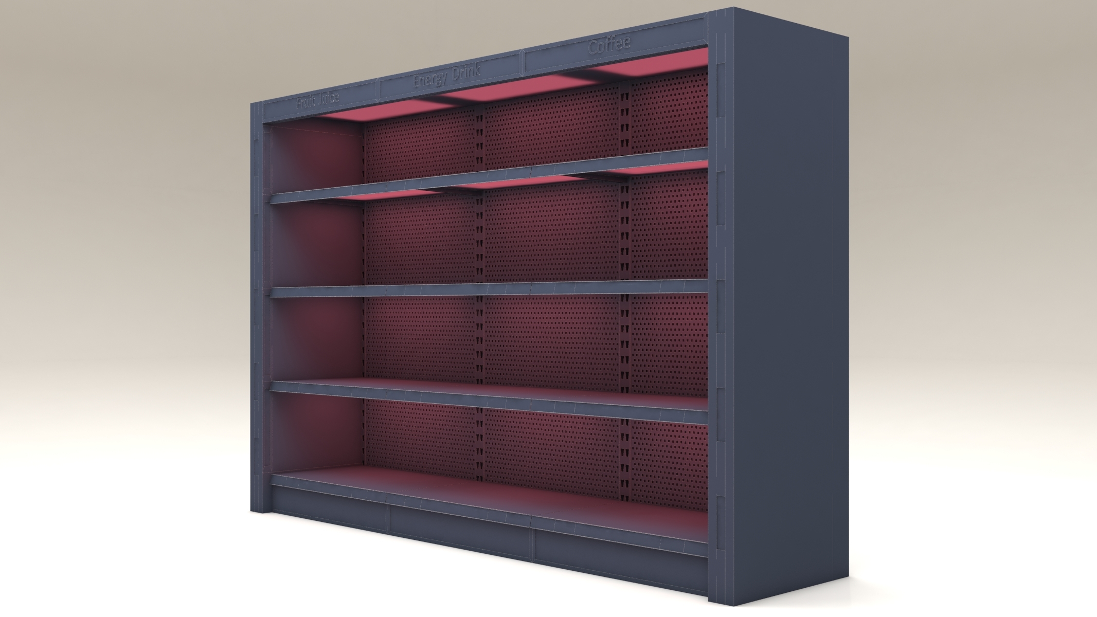 3D shelves markets - TurboSquid 1540077