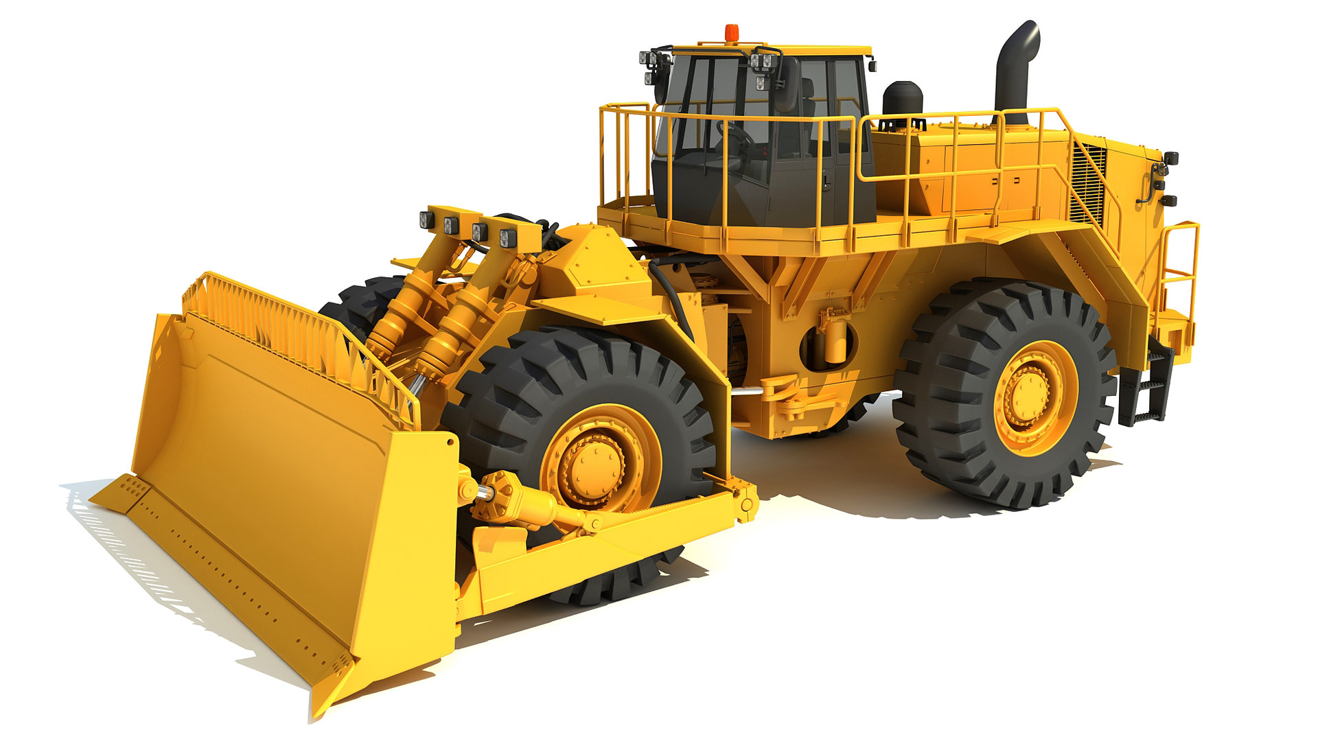 3D wheel dozer model - TurboSquid 1540137