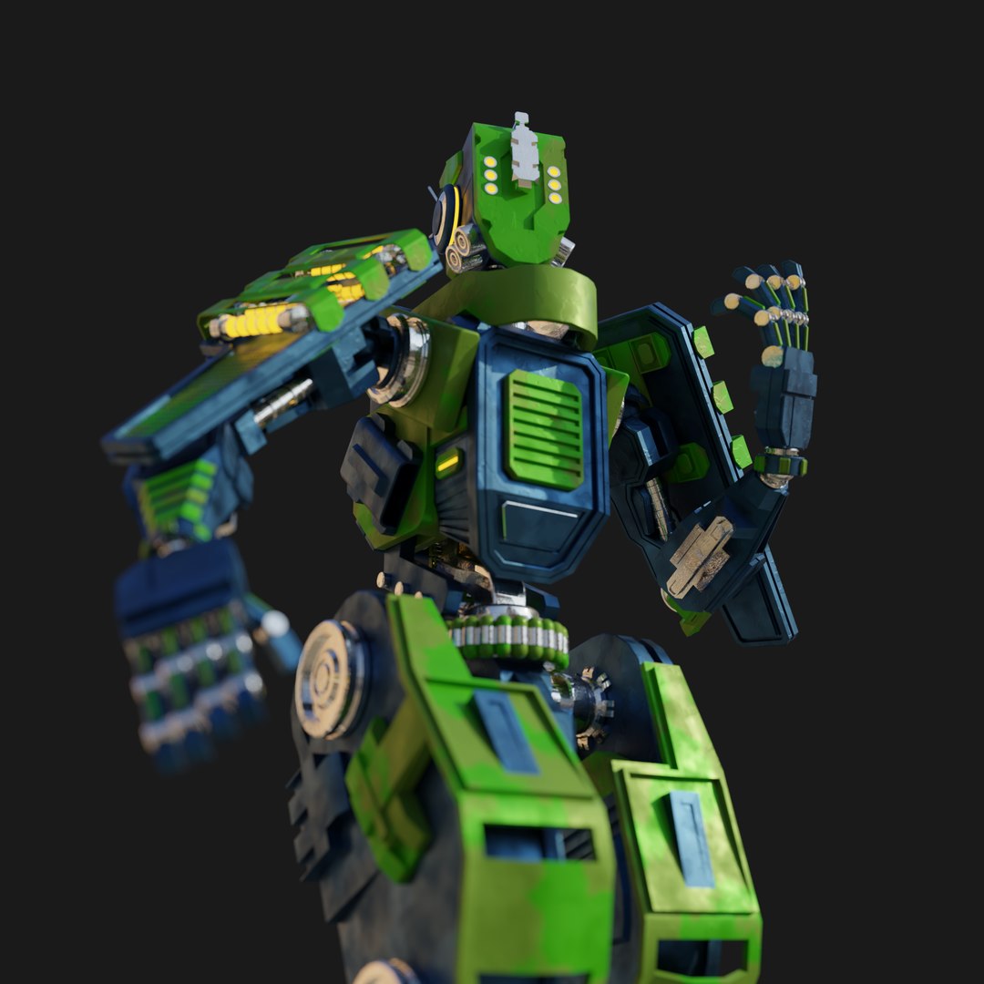 Robot rigged 3D model - TurboSquid 1540173