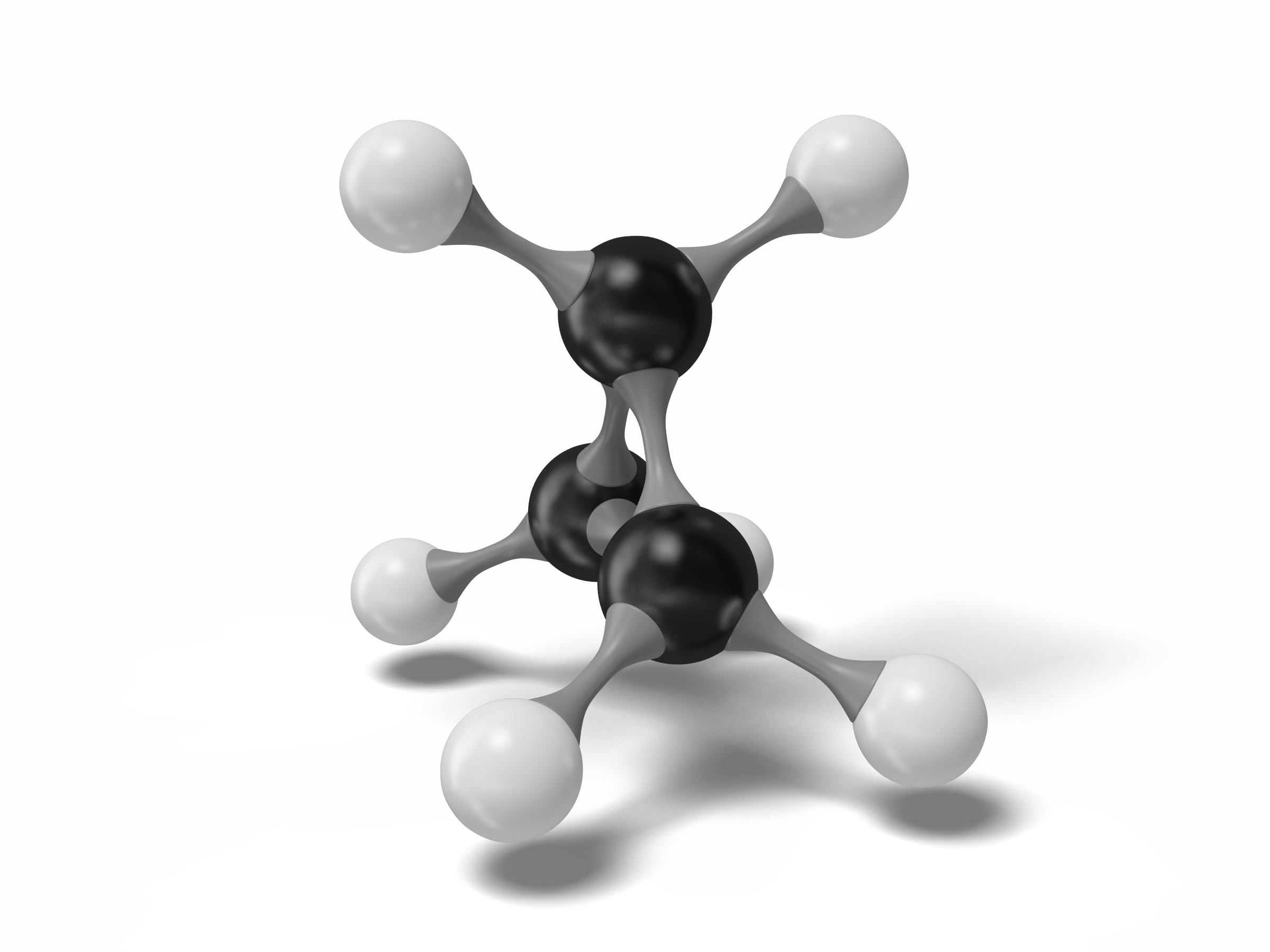 modelo 3d Modelo molecular de ciclopropano 3D C3H6 - TurboSquid 1540176