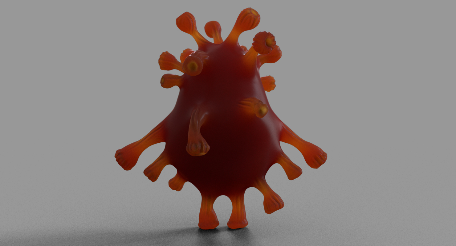 3D virus creature - TurboSquid 1540204